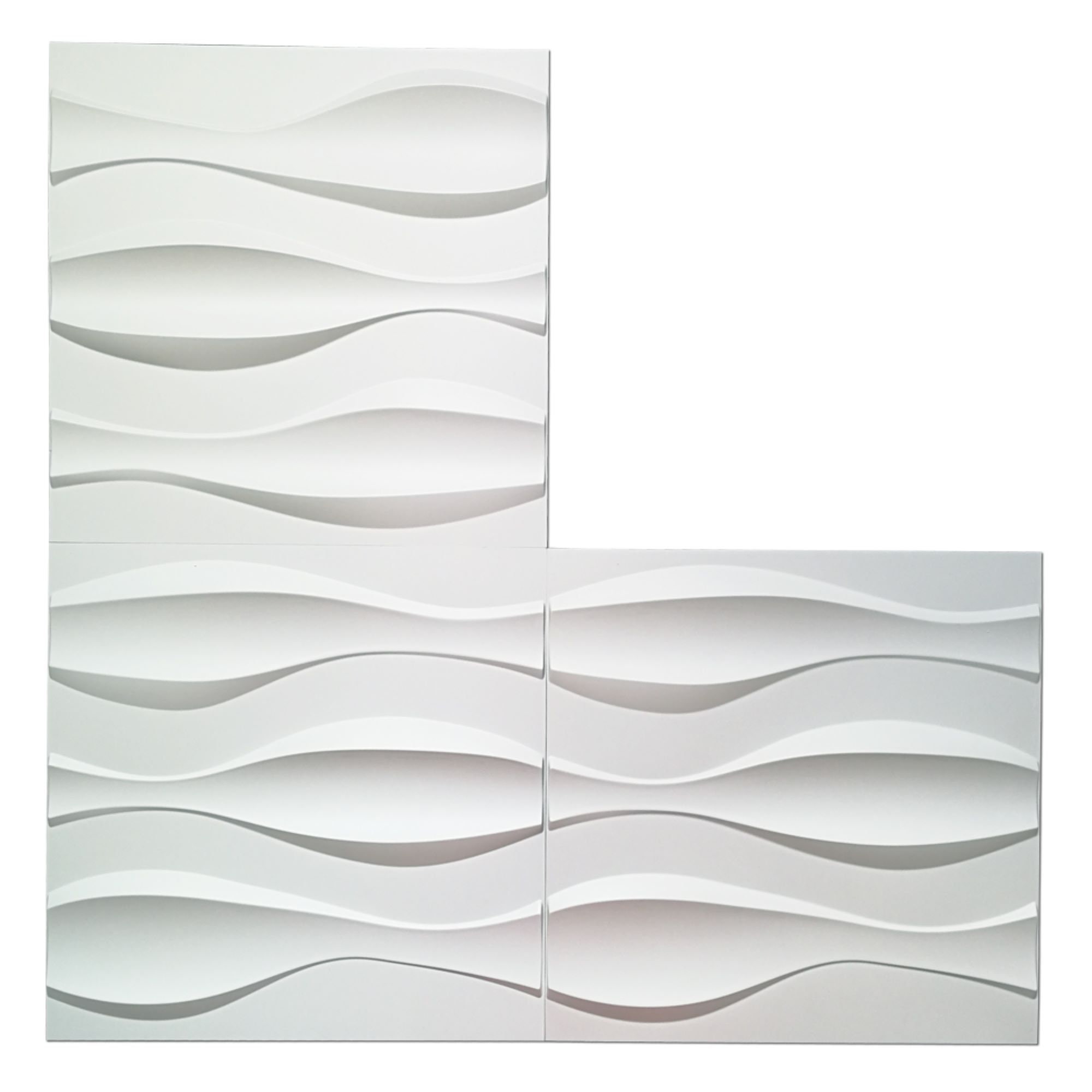 Art3d Textures PVC Wall Panels Big Wave 3D Panelling - Etsy UK