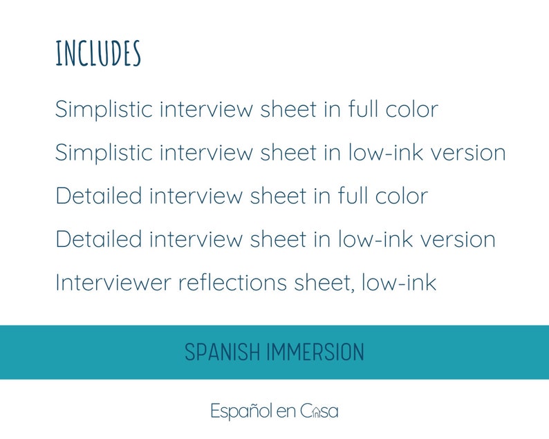 Entrevista a Un Familiar - Spanish Family Interview - Family Member ...