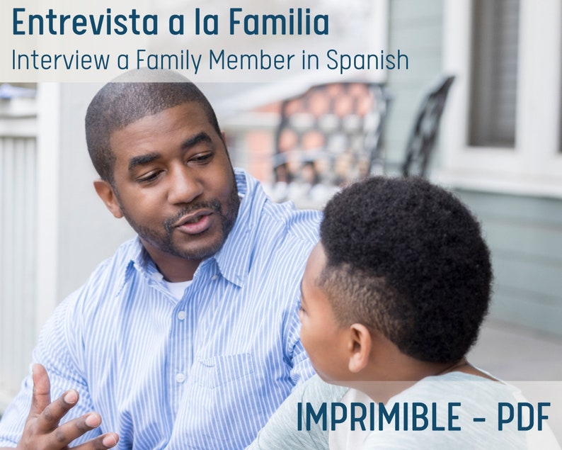 Entrevista a Un Familiar - Spanish Family Interview - Family Member ...