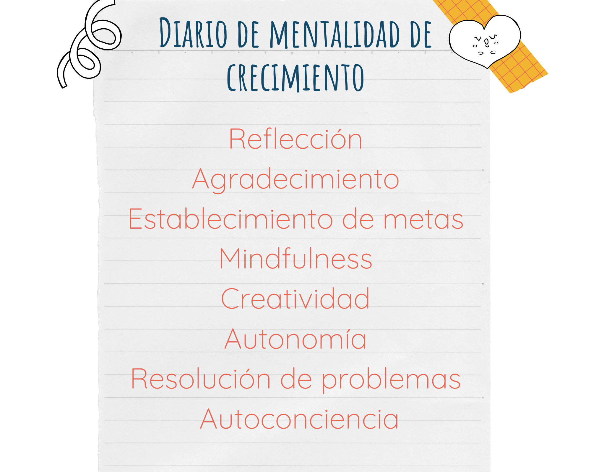Mi Diario - Spanish Journal for Kids - Growth Mindset - Positivity ...