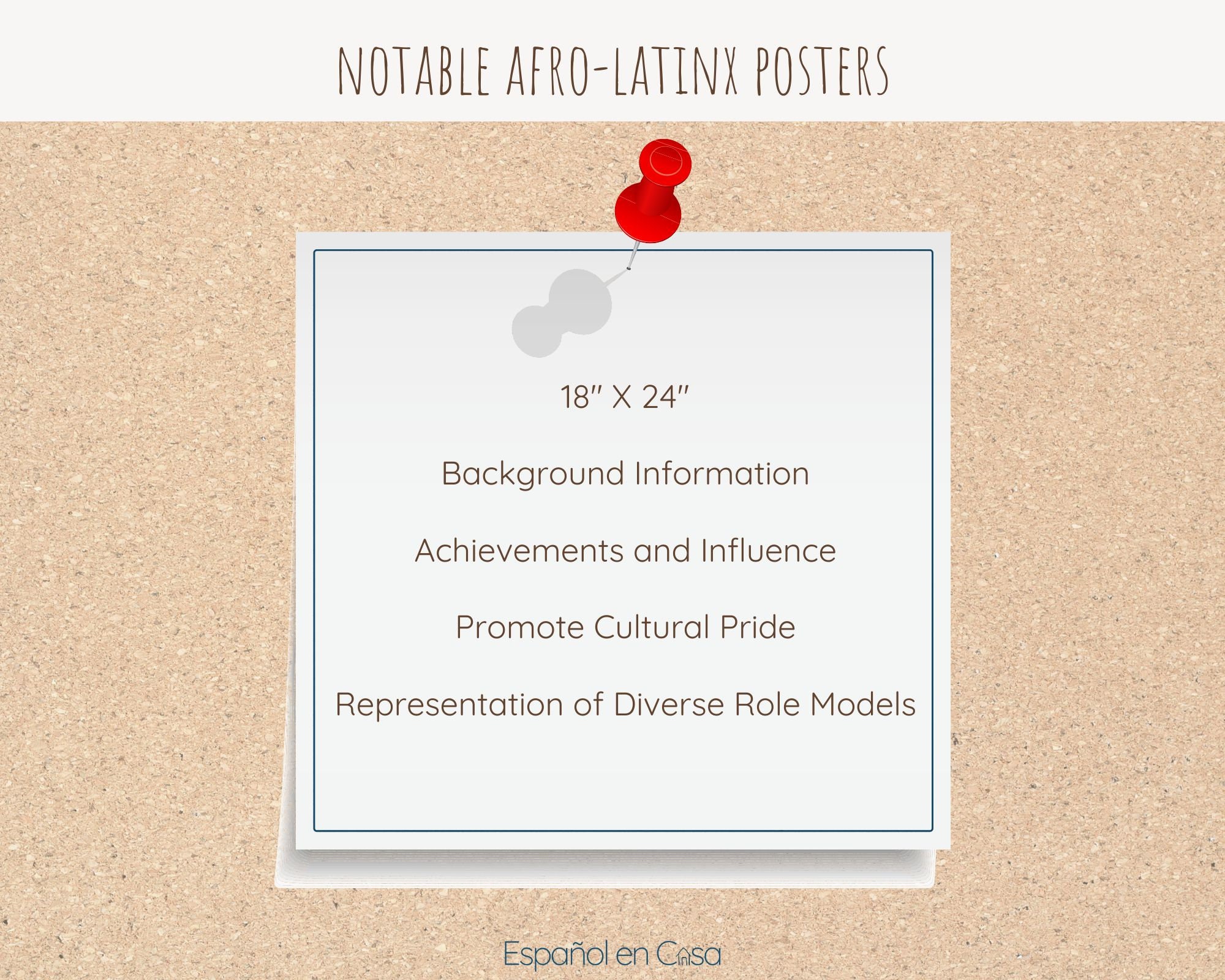 Famous Afro-latinx Posters - Black History Month Spanish - Posters De ...