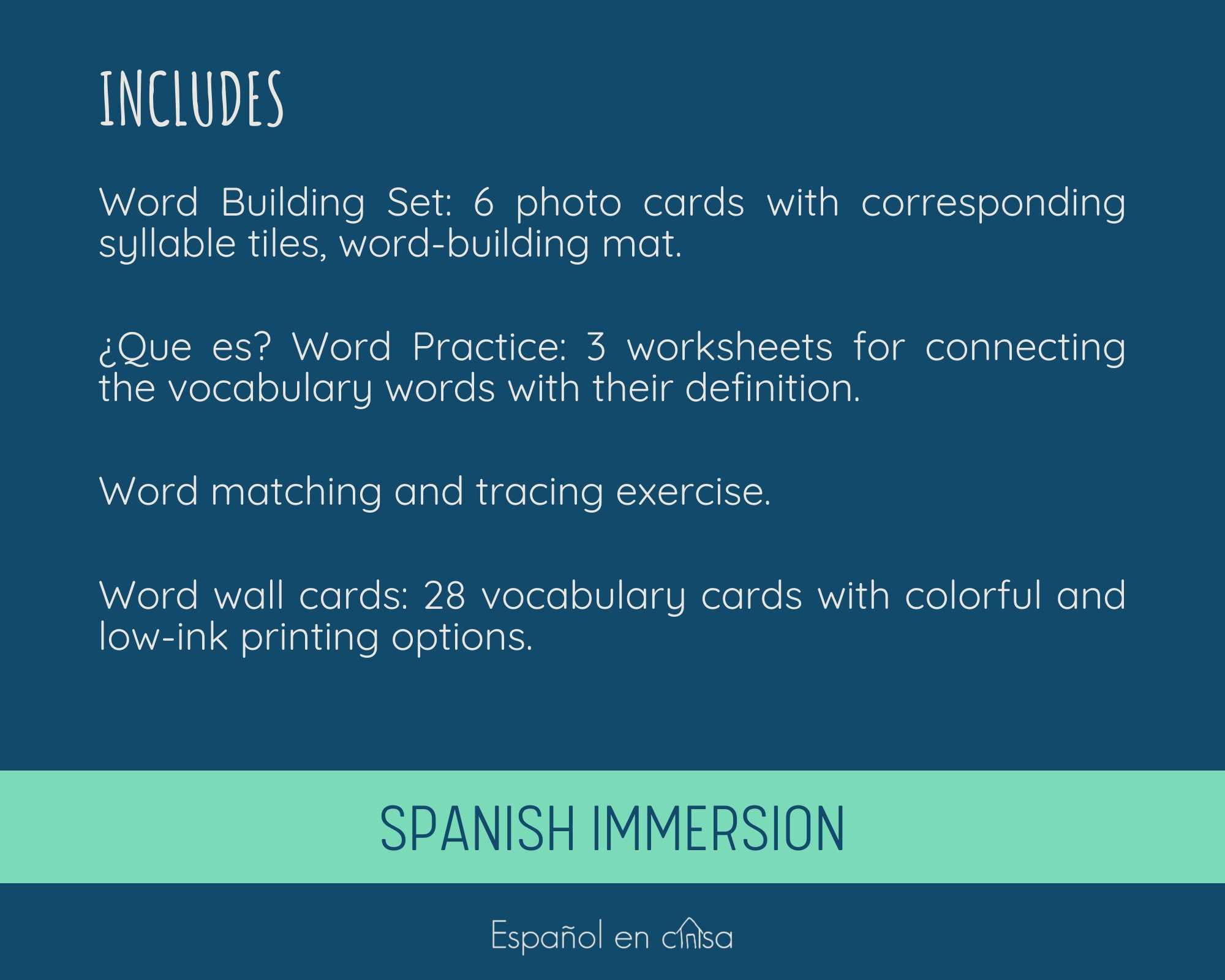 El Espacio - Spanish Immersion Space Vocabulary, Word Recognition, and ...