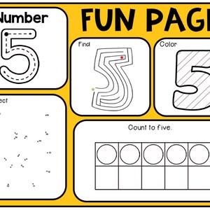 Tracing Numbers Maths Worksheet Instant Download 70 Pages - Etsy
