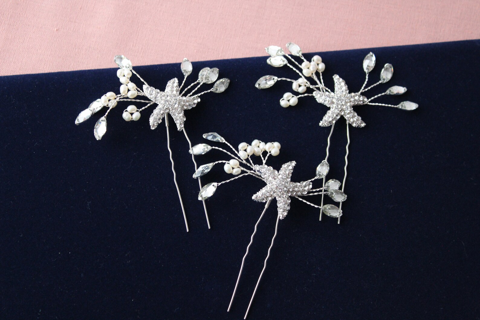 Beach Wedding Hair Pins Bridal Hair Pins Bridal Headpiece - Etsy UK