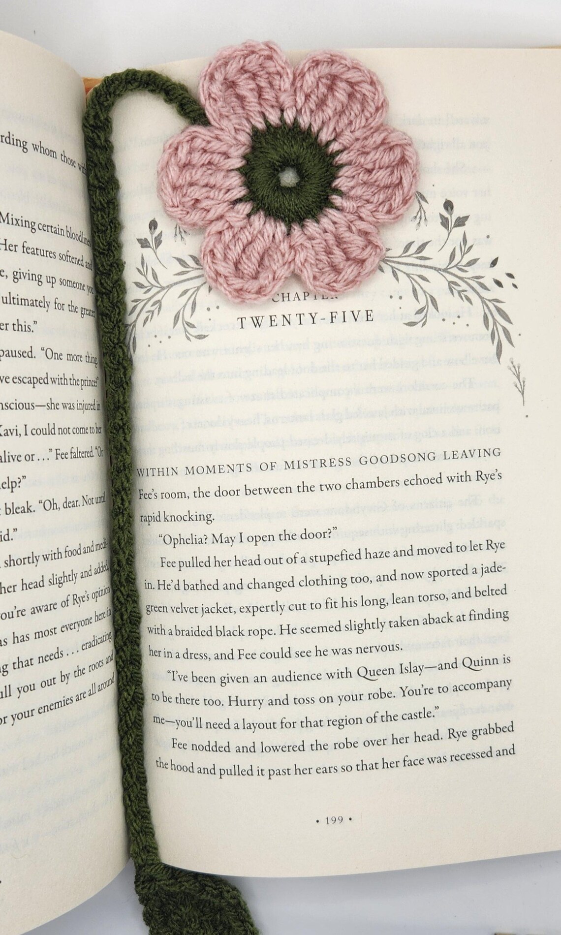 Crochet Daisy Flower Bookmark Pattern- 12" W/photos DIY Gifts ...