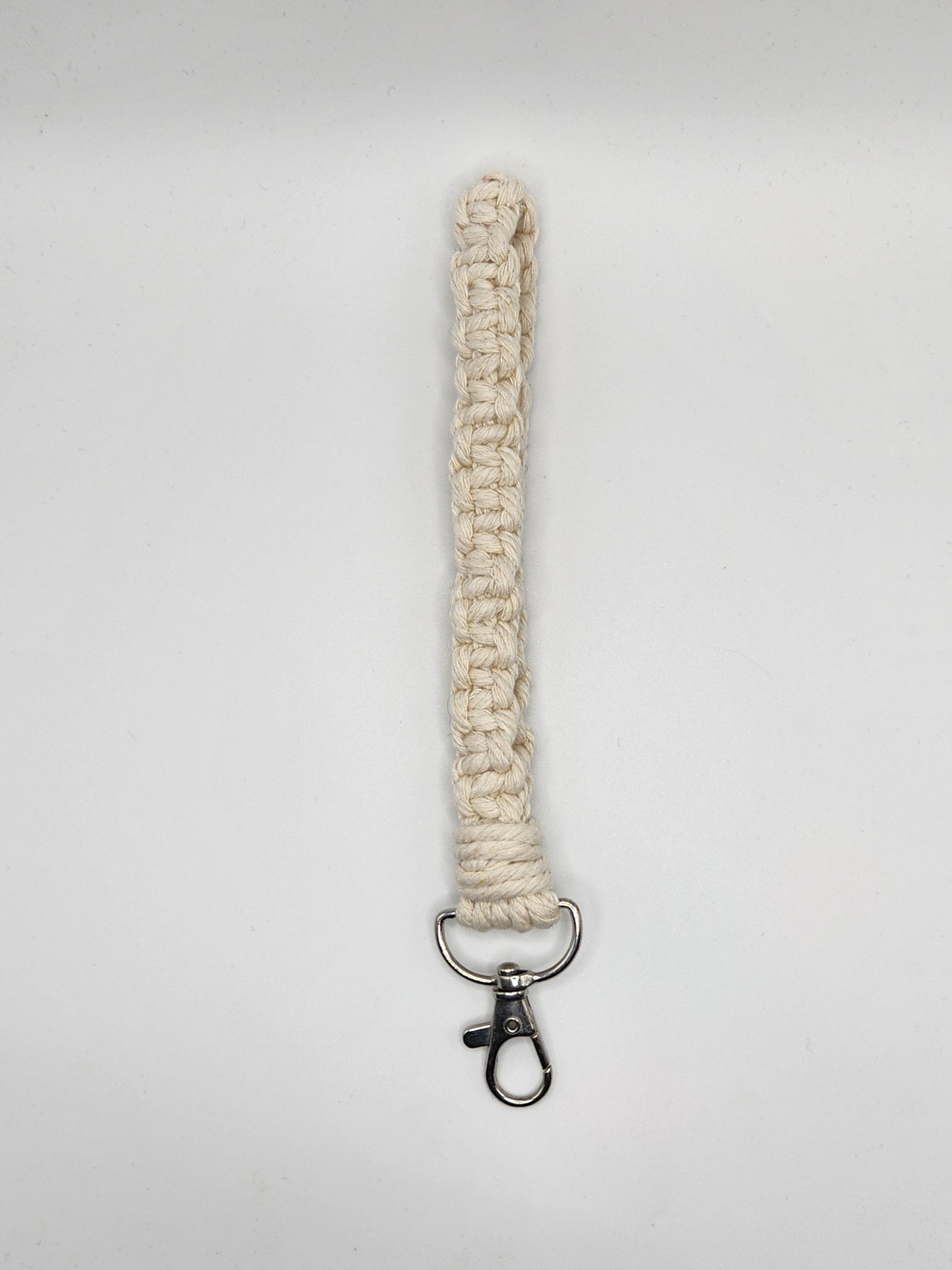 Macrame Wristlet Keychain - Etsy