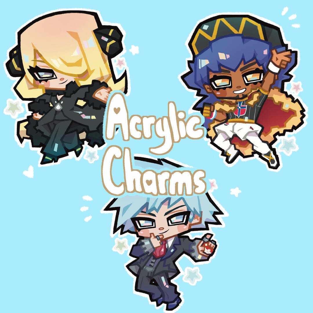 PREORDER Champions Acrylic Charms - Etsy