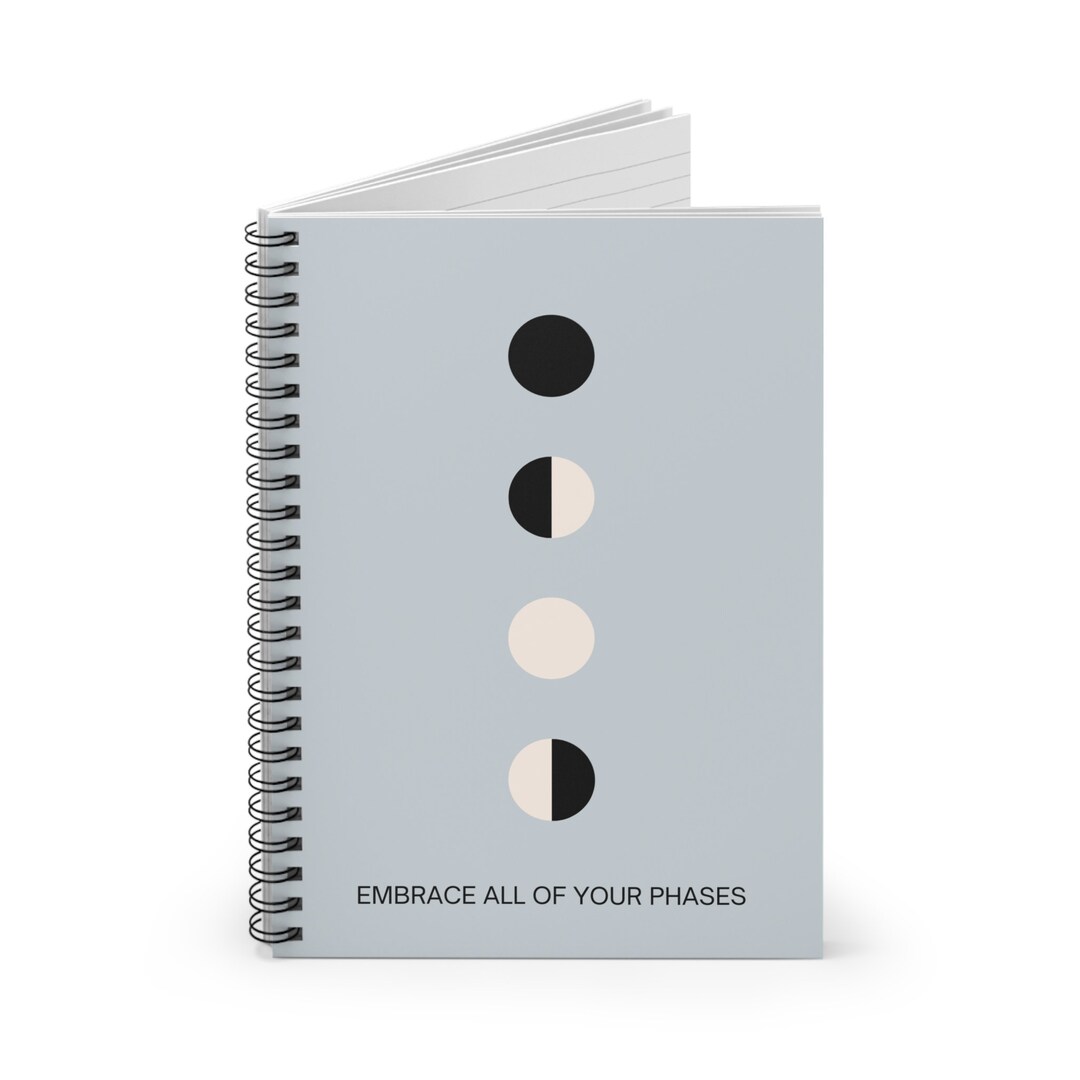Lunar Phases Notebook - Etsy
