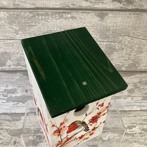 Bird Box Nesting Box Robin Box Decoupaged Garden Gifts - Etsy