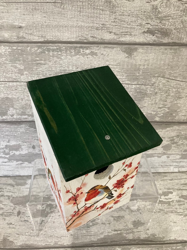 Bird Box Nesting Box Robin Box Decoupaged Garden Gifts - Etsy