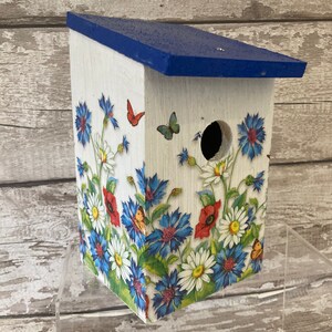 Bird Box, Nesting Box, Garden Gifts, Decoupaged - Etsy