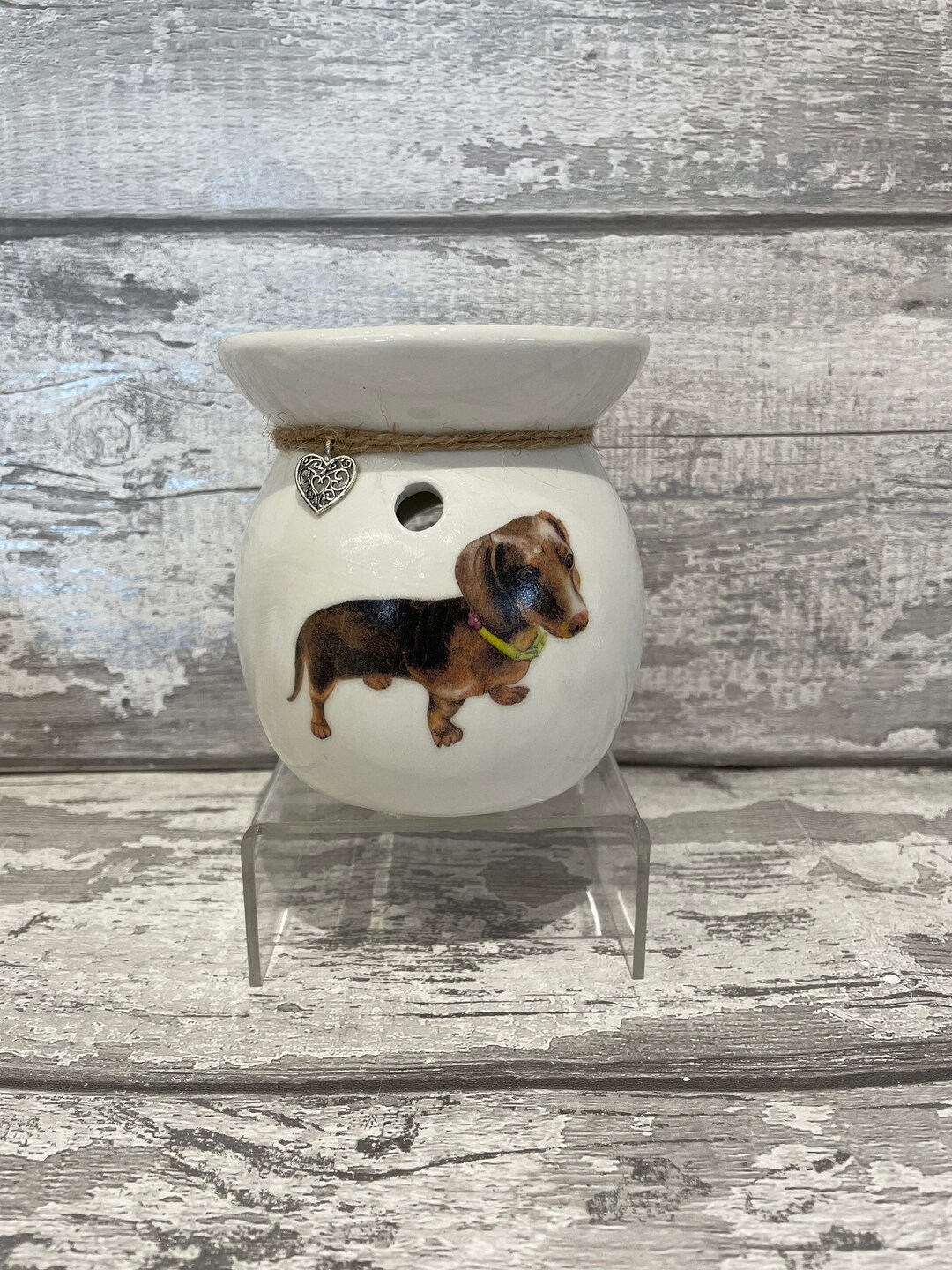 Dachshund, Sausage Dog Wax Burner, Wax Melts, Oil Burner, Decouoage ...