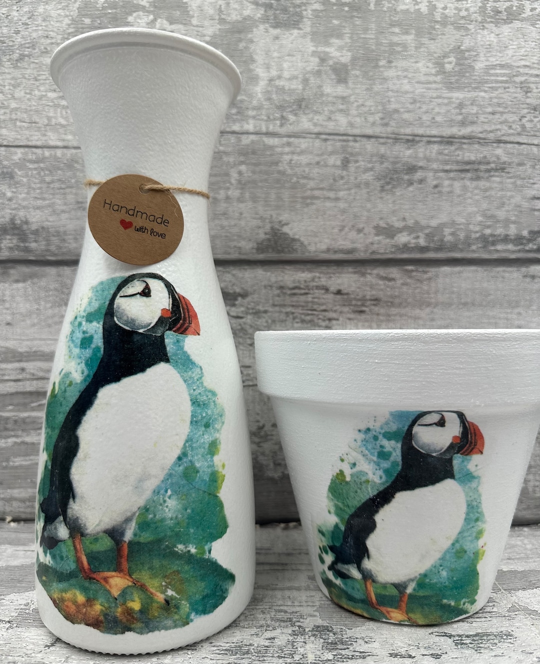 Puffin Vase, Puffin Plant Pot, Puffin Gifts - Etsy UK