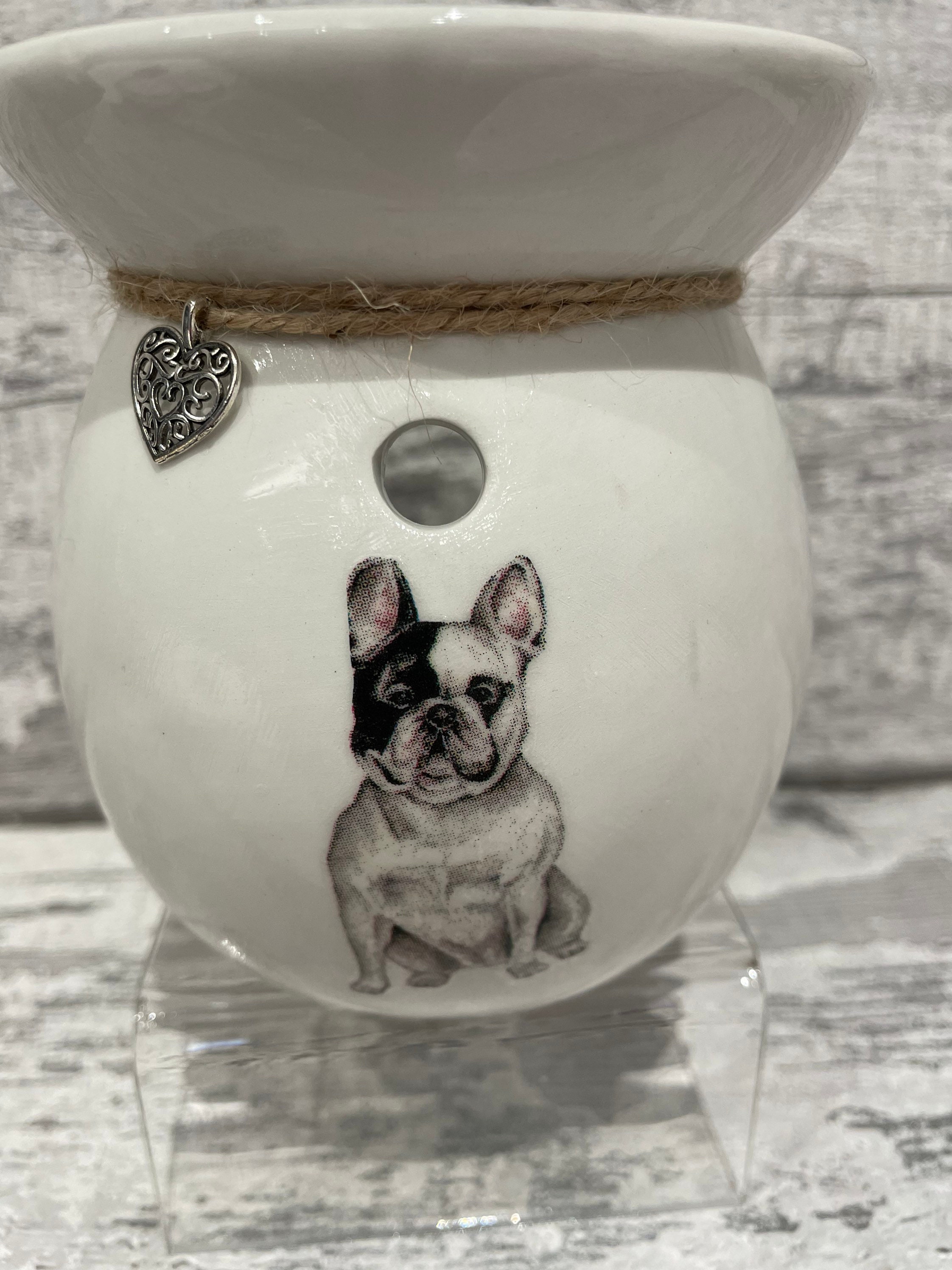 Frenchie, French Bull Dog Dog Wax Burner, Wax Melts, Oil Burner ...