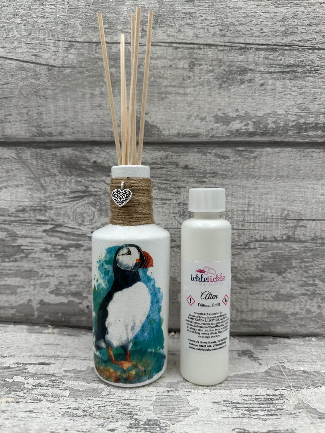 Puffin Reed Diffuser and Oil Set, Puffin, Puffins, Puffin Gifts - Etsy