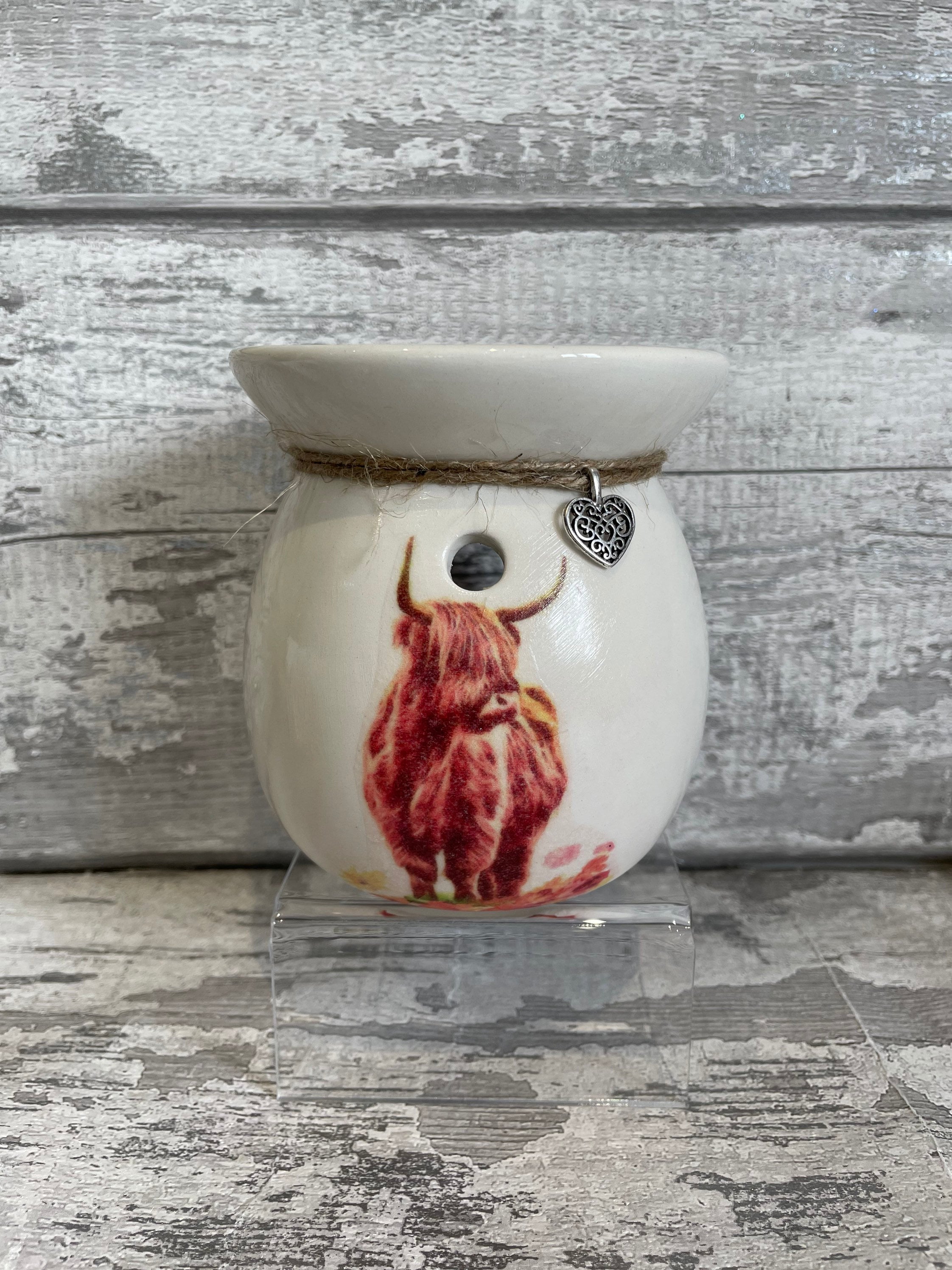 Highland Cow Wax Burner Gift Set Soy Wax Melts Oil Burner - Etsy UK