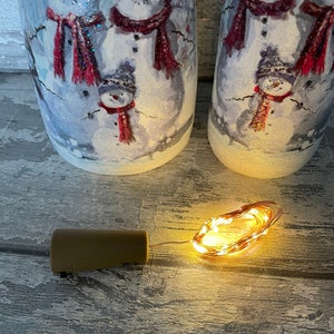 Snowman Xmas Decorations, Vase, Light up Bottle, Slate Heart, Plant Pot ...