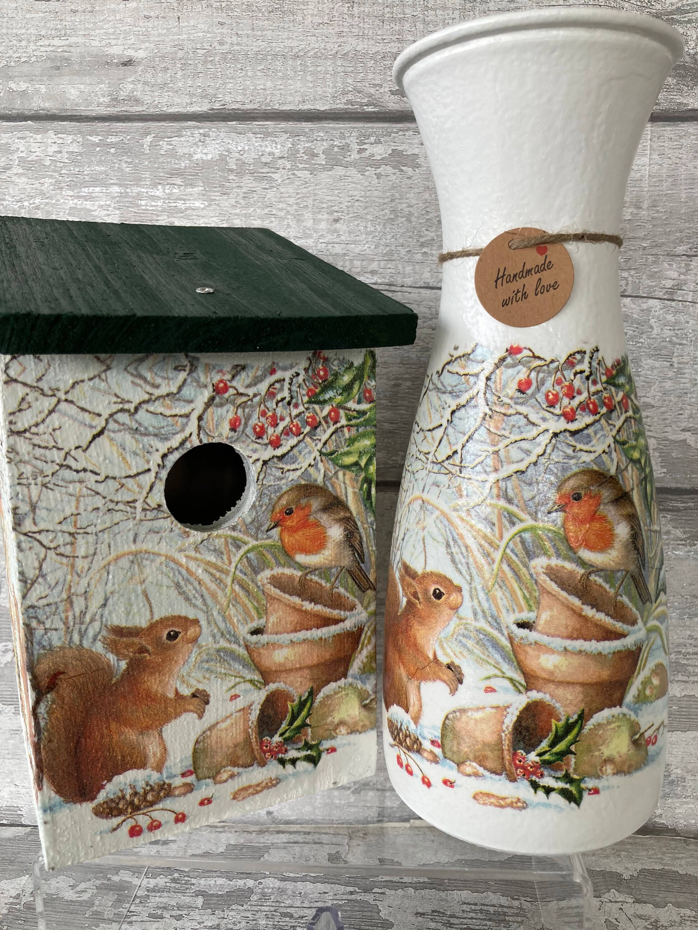 Robin Vase and Bird Box Gift Set Mother Day Gifts Gifts for | Etsy