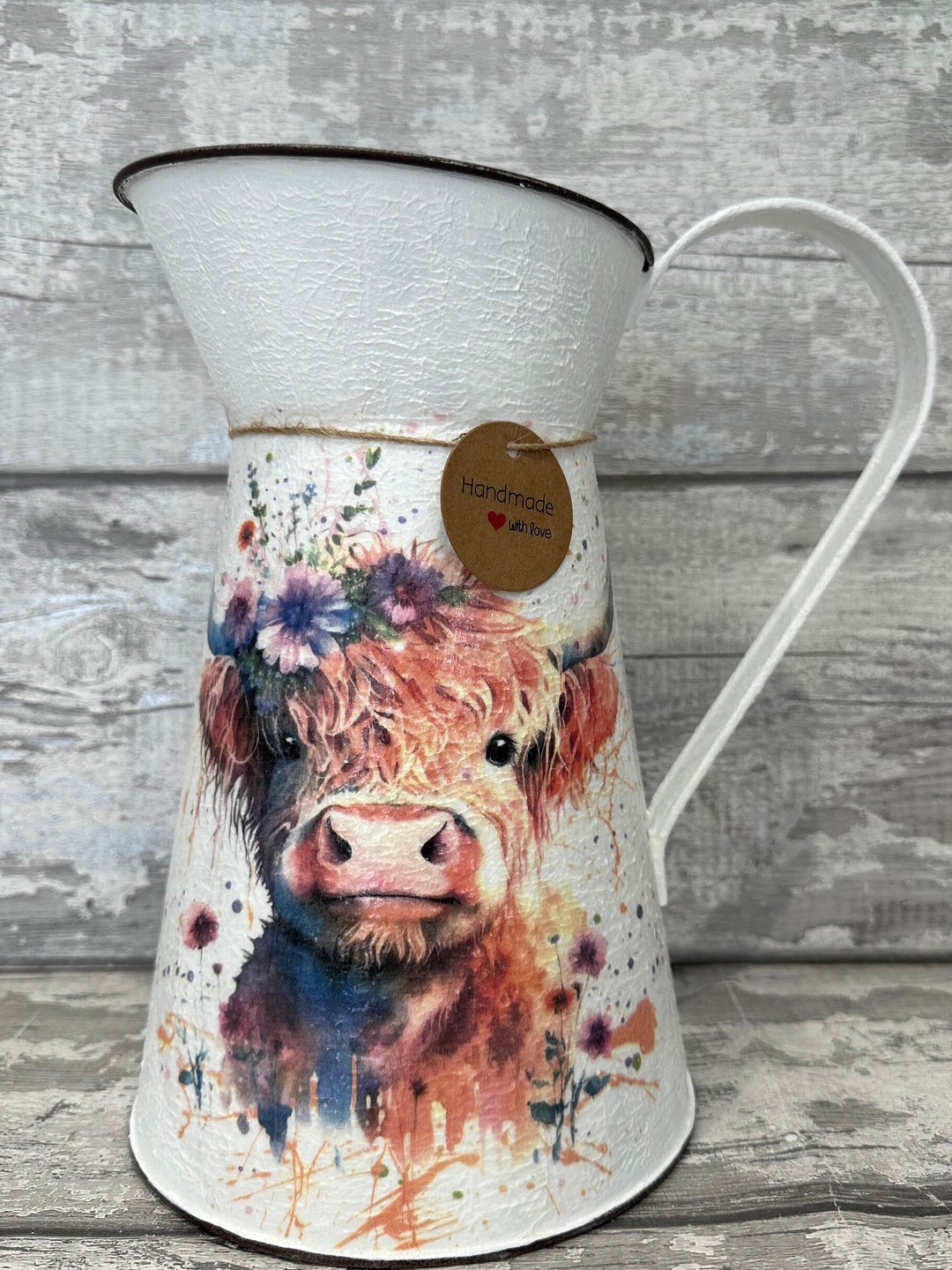 Highland Cow Jug, Highland Cow Gifts, Highland Coo - Etsy UK