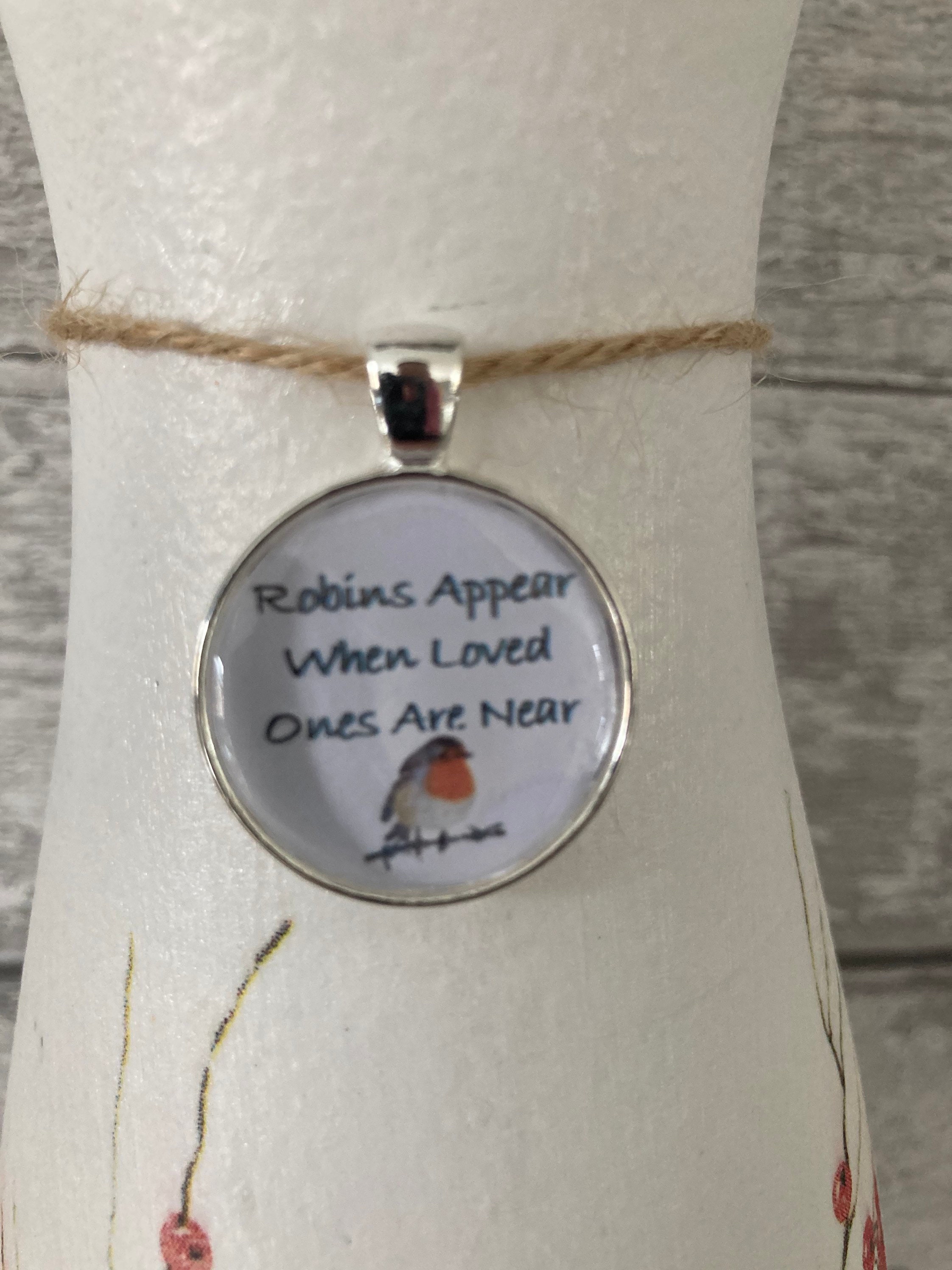 Robin Vase With Charm Decouoage Vase Gifts Xmas Gifts - Etsy UK