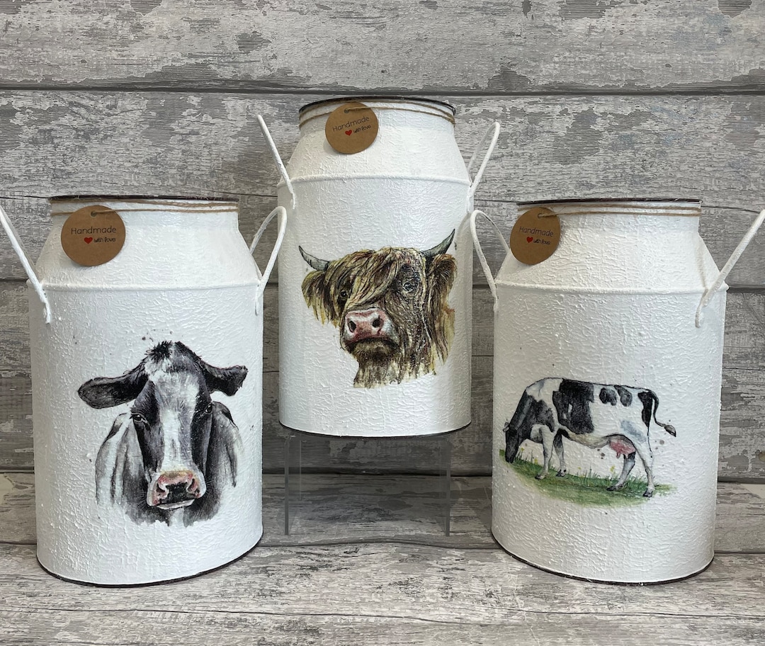 Milk Churns, Highland Cow, Dairy Cow, Cow Gifts - Etsy