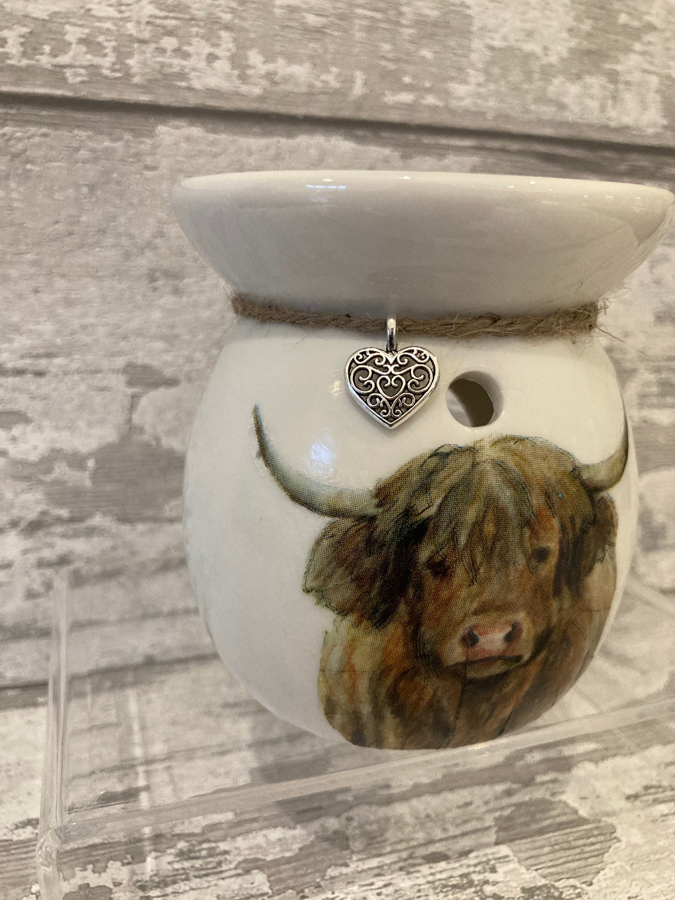 Highland Cow Wax Burner Wax Melts Oil Burner Decouoage | Etsy