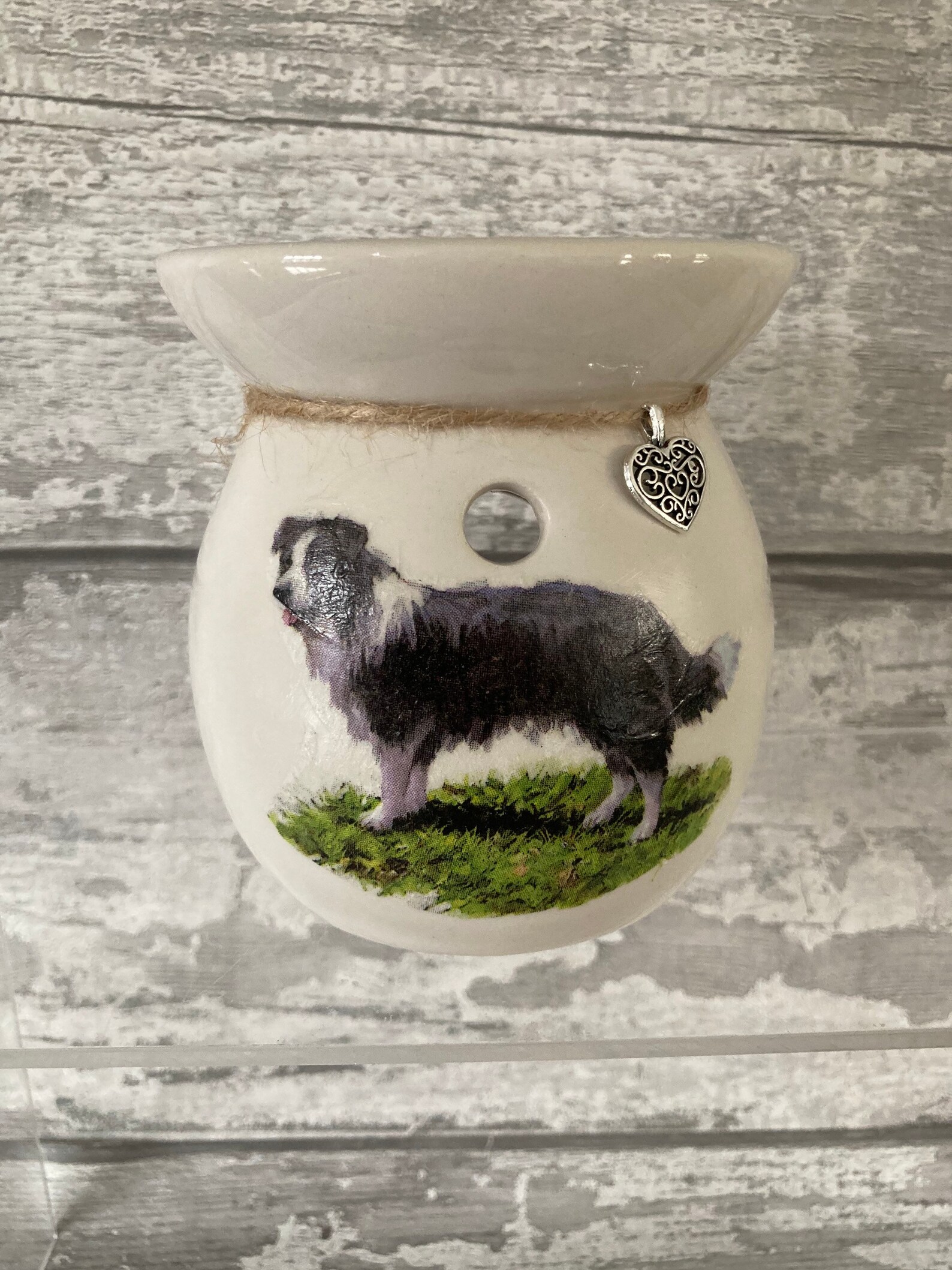 Wax Burner Ceramic Burner Oil Burner Decoupaged Wax Melts - Etsy