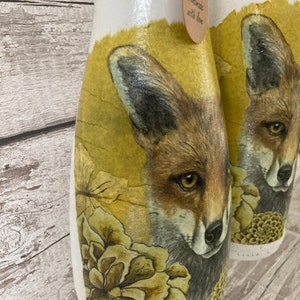 Fox Decoupage Light up Bottle and Vase Set Foxes Gifts - Etsy