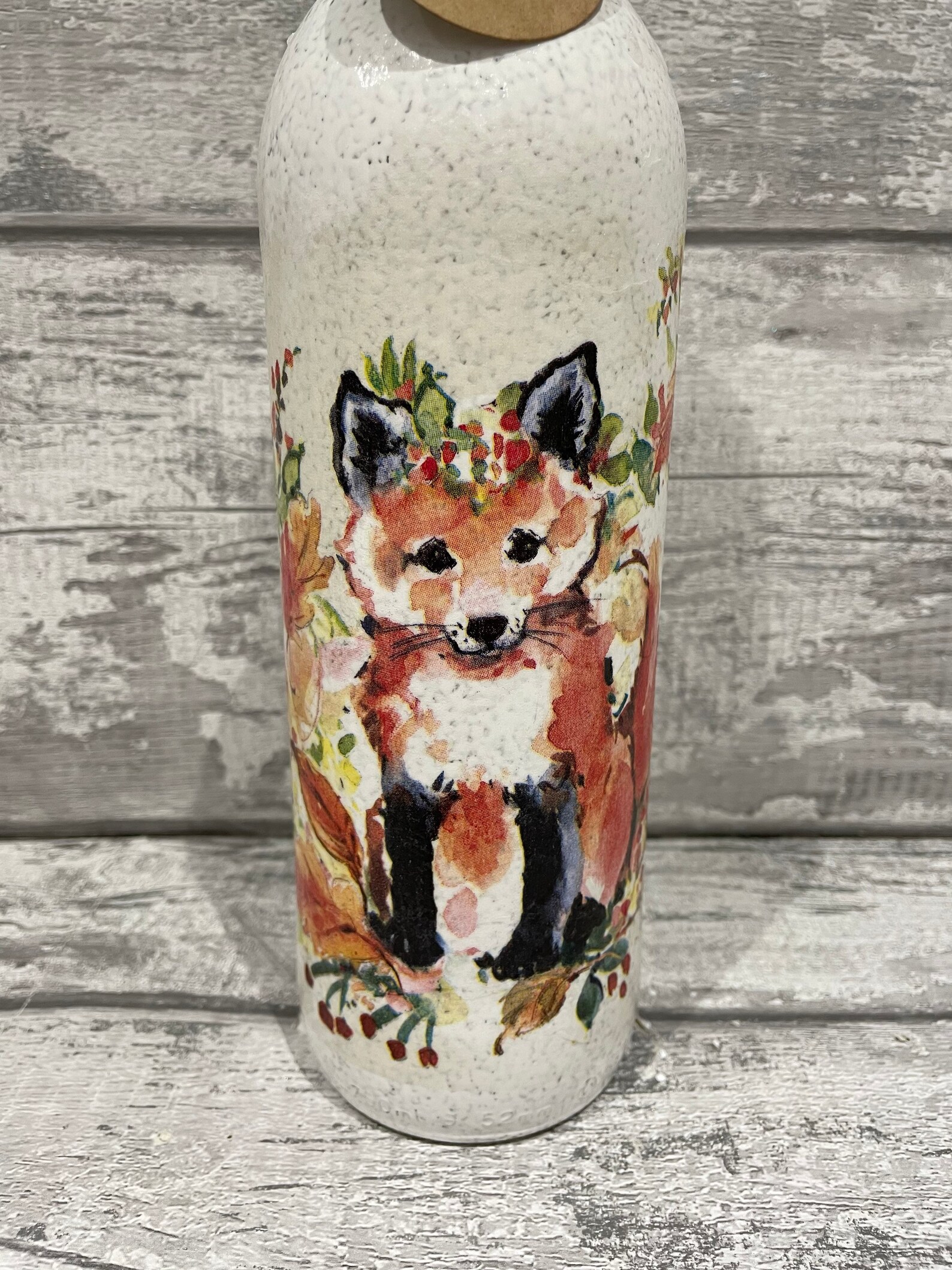 Fox Vase and Light up Bottle Set Gifts Fox Gifts Autumn - Etsy UK