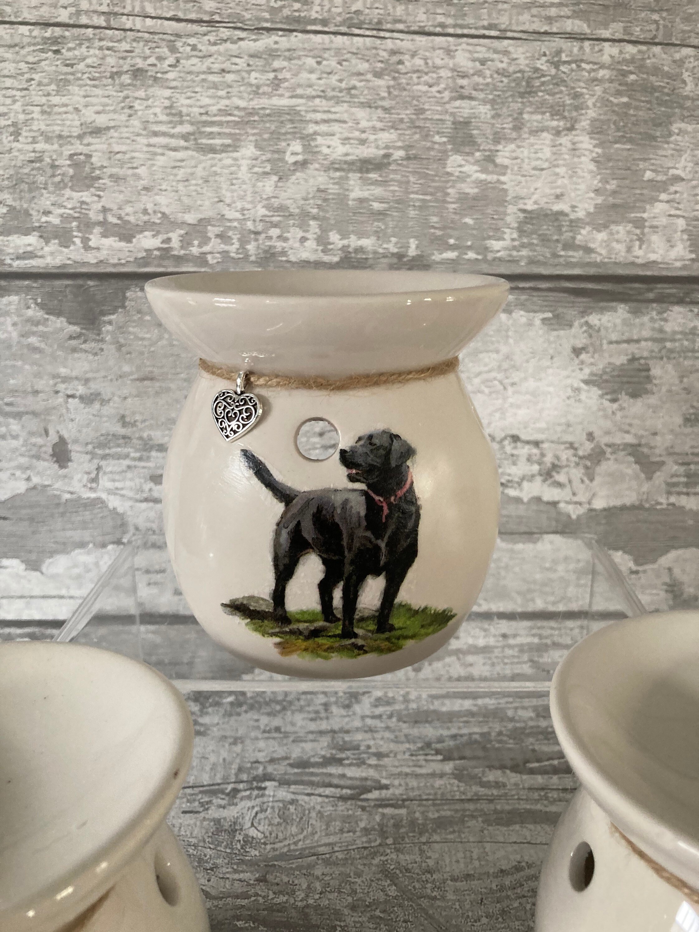 Labrador, Black Labrador Wax Burner Gift Set, Soy Wax Melts, Oil Burner ...