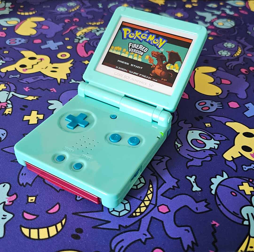 Green and Blue Nintendo Gameboy Advance Gba SP (IPS Screen USB C) - Etsy
