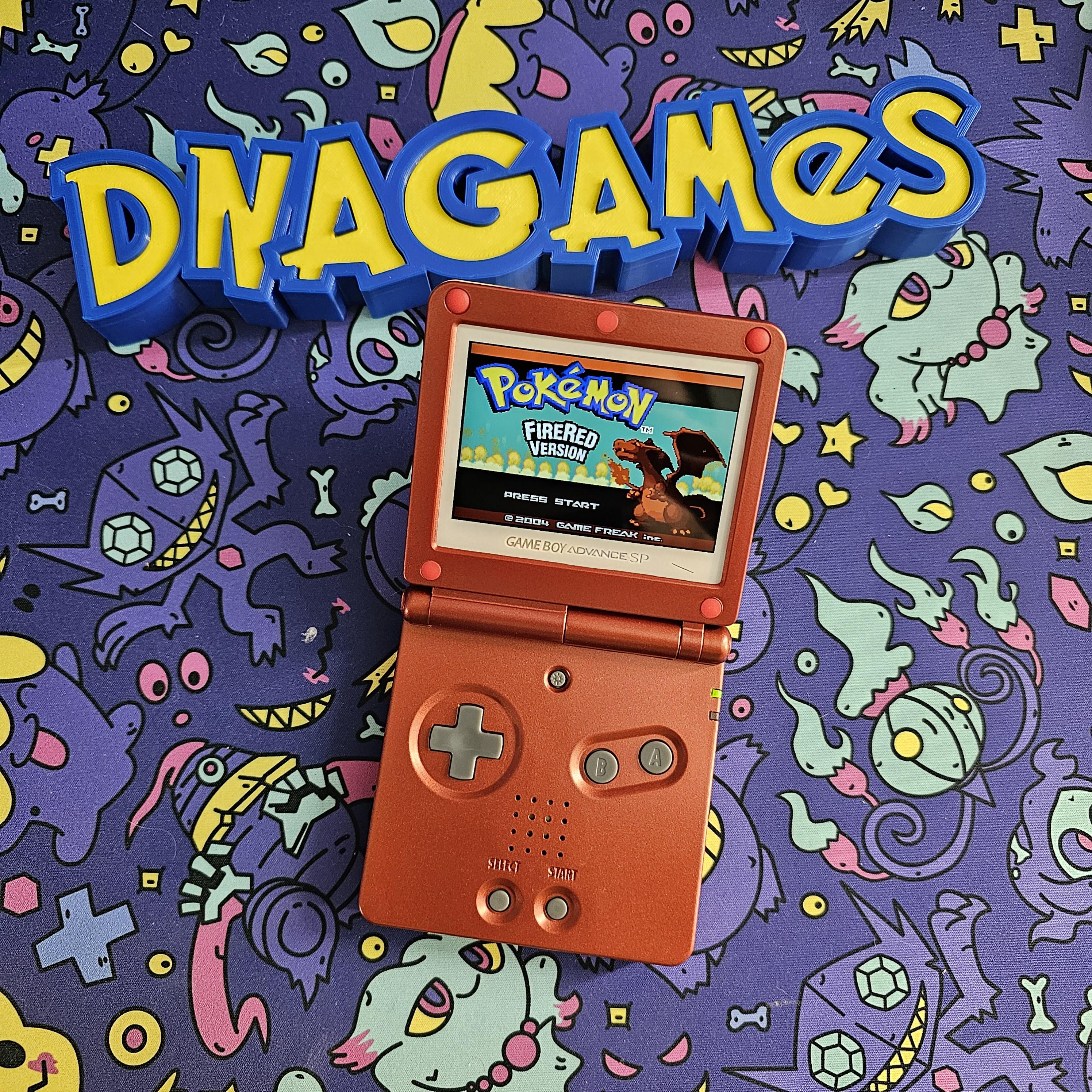 Pokedex Themed Pokemon Nintendo Gameboy Advance Gba SP (IPS Screen USB ...