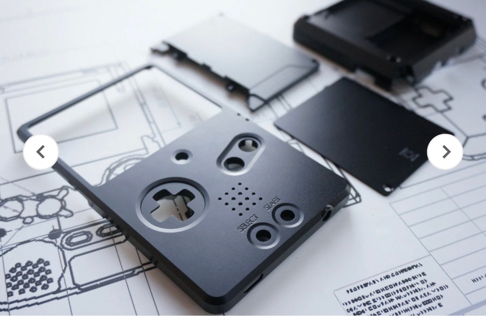 Black on Black Boxy Pixel Metal Gameboy Advance Sp - Etsy