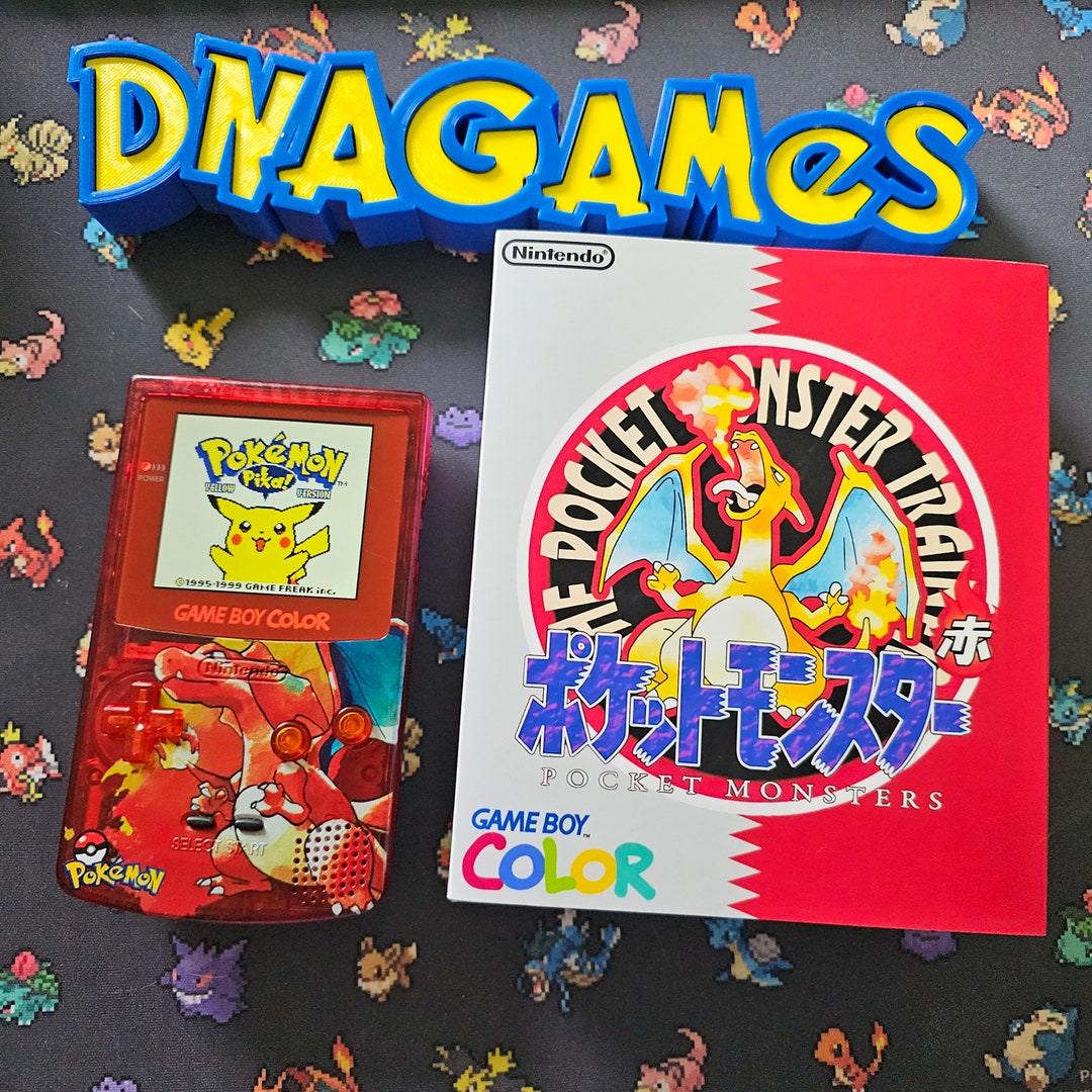 Charizard Custom Nintendo Game Boy Color – Pokémon GBC Mod With IPS ...