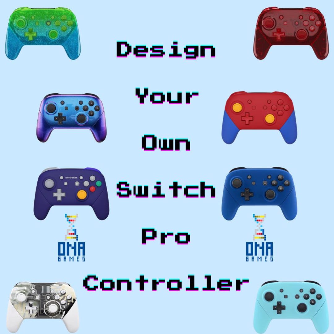 Custom Made Nintendo Switch Pro Controller (design Your Own) - Etsy