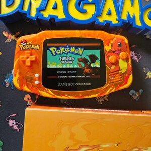 Charmander Themed Pokemon Nintendo Gameboy Advance GBA With ...