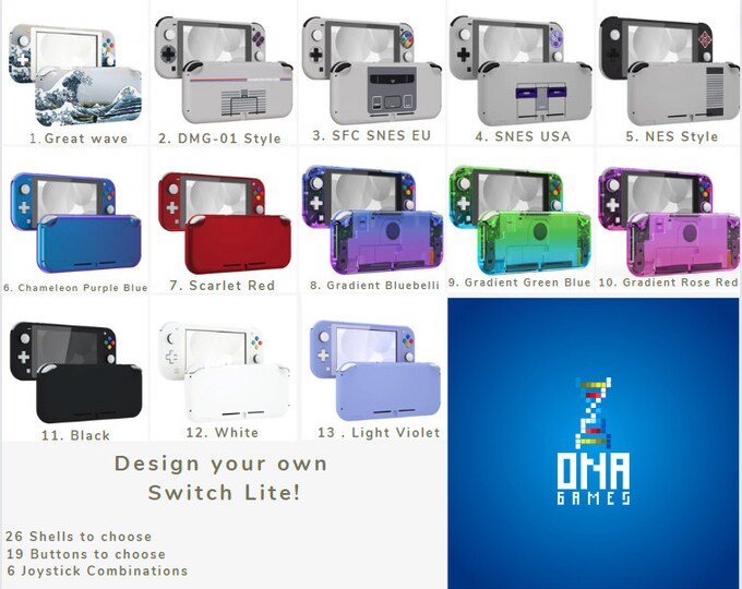 Custom Nintendo Switch Lite (build Your Own!) - Etsy