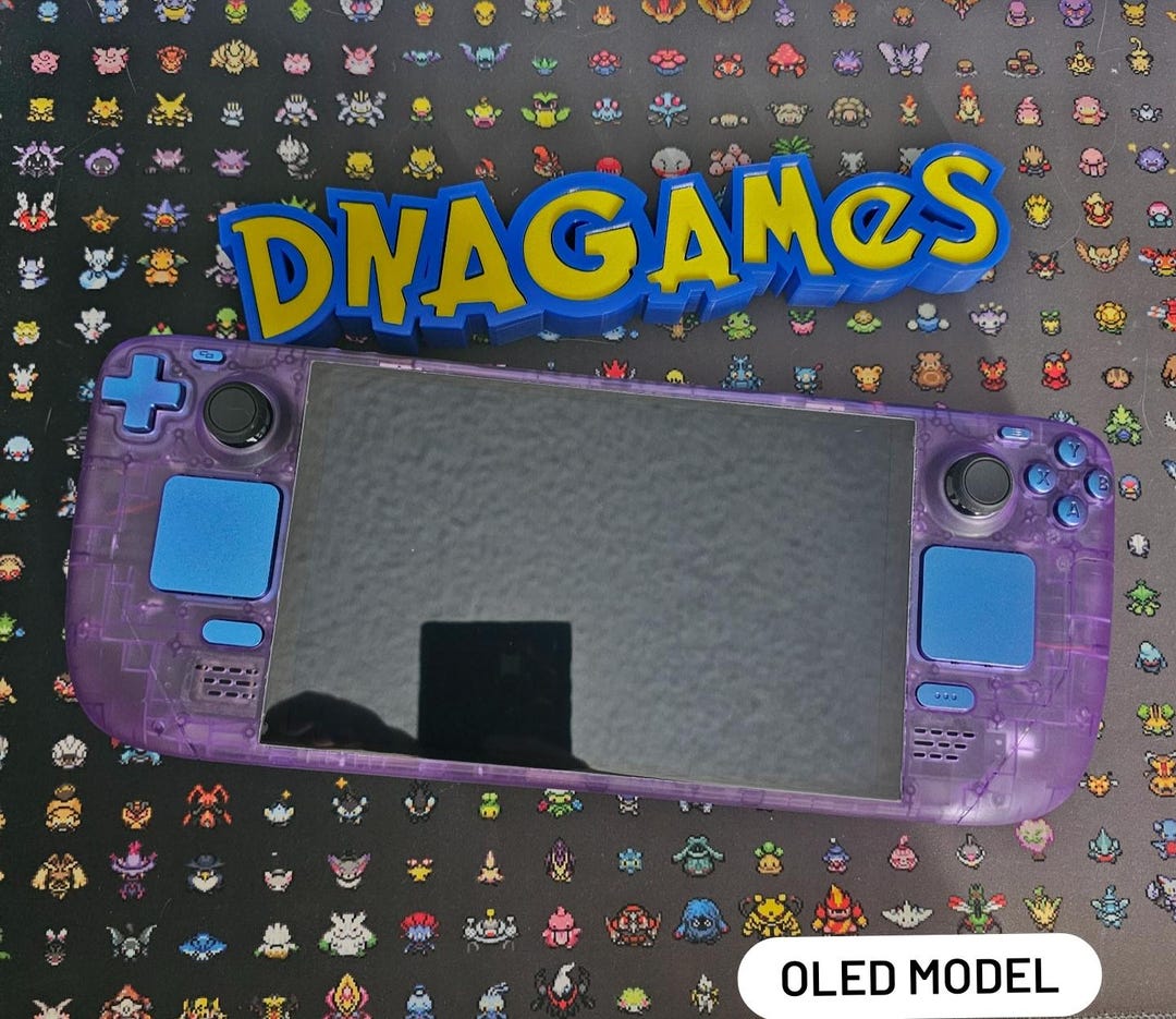 Custom Atomic Purple and Chameleon Purple Valve Steamdeck OLED (shell ...