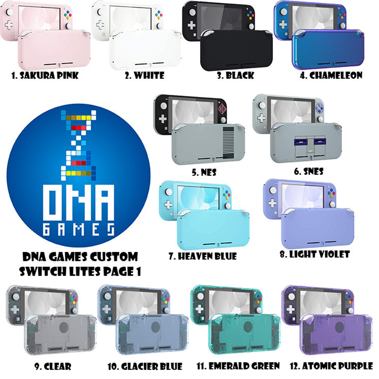 Custom Nintendo Switch Lite build Your Own. Use Drop Down - Etsy