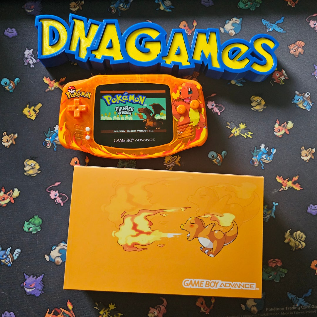 Charmander Themed Pokemon Nintendo Gameboy Advance GBA With ...