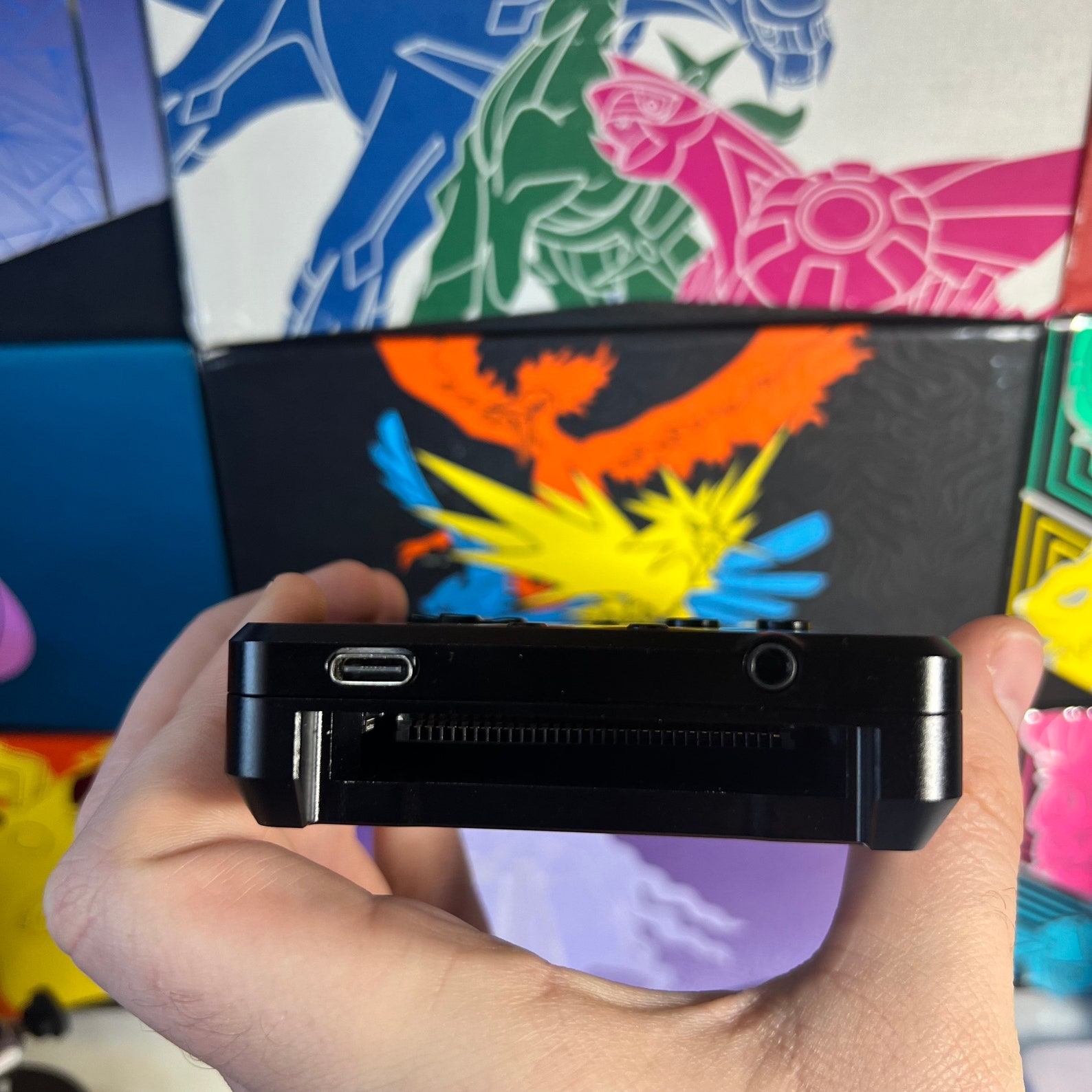 Black on Black Boxy Pixel Metal Gameboy Advance Sp - Etsy