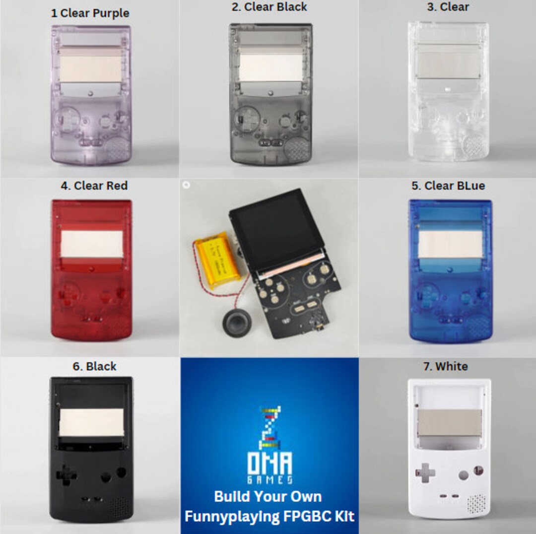Funnyplaying FPGBC KIT GBC design Your Own Gameboy Color - Etsy