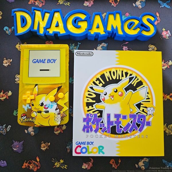Pikachu Gameboy Color Box - Etsy