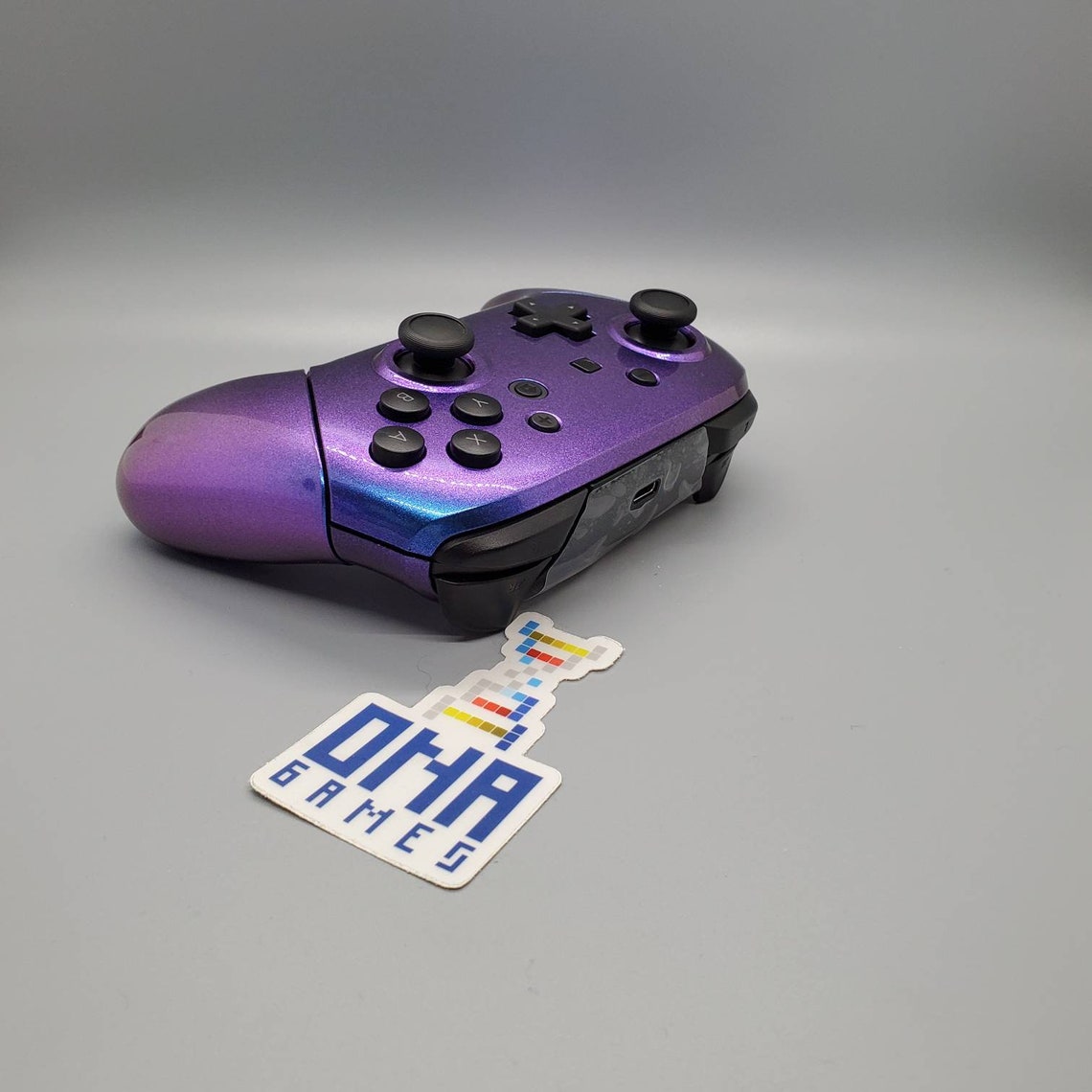 Custom Nintendo Switch Pro Controller. Chameleon Color - Etsy