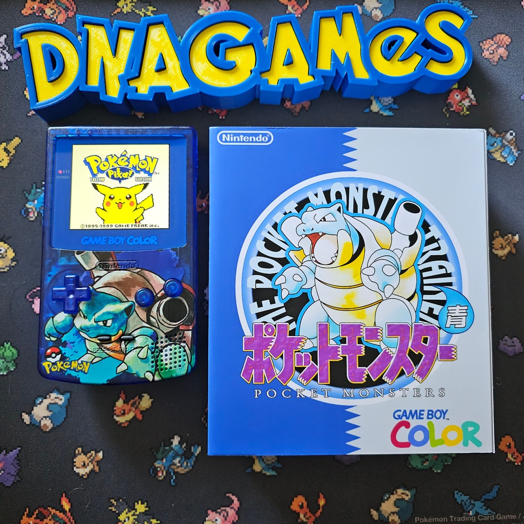 Blastoise Themed Custom Made Nintendo Gameboy Color With Matching Box ...