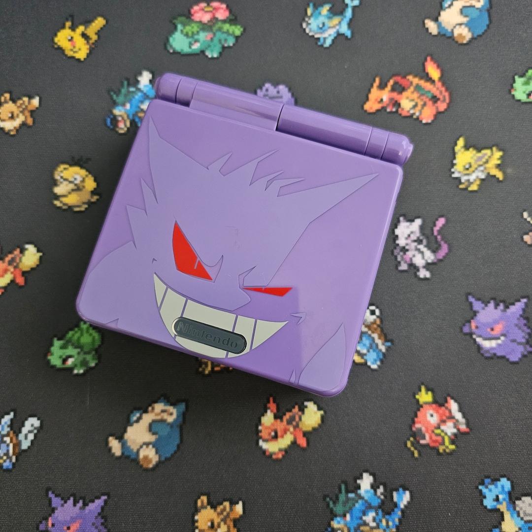 Gengar Nintendo Gameboy Advance Gba SP (IPS Screen USB C) - Etsy