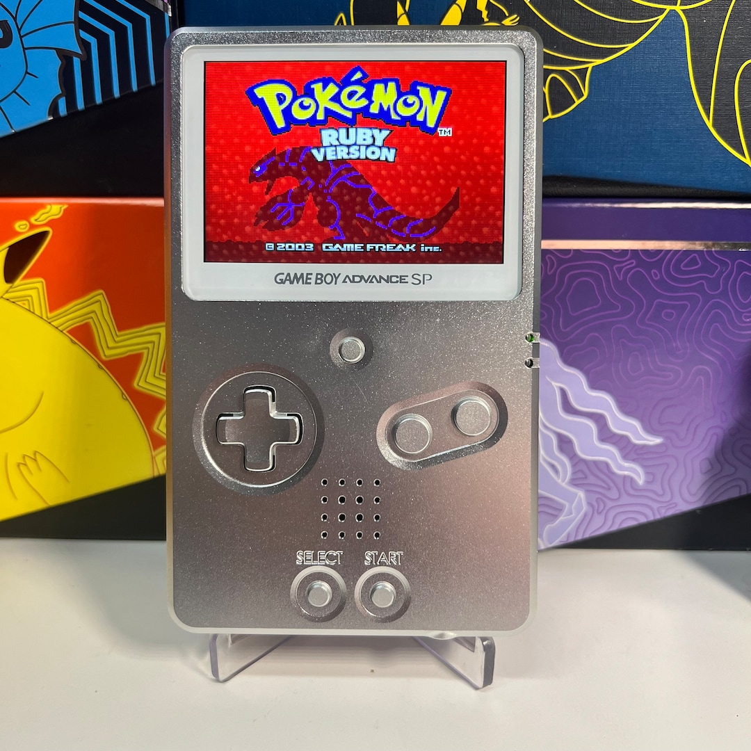 Clear Anodized All Metal Boxy Pixel Unhinged Nintendo Gameboy Advanced ...