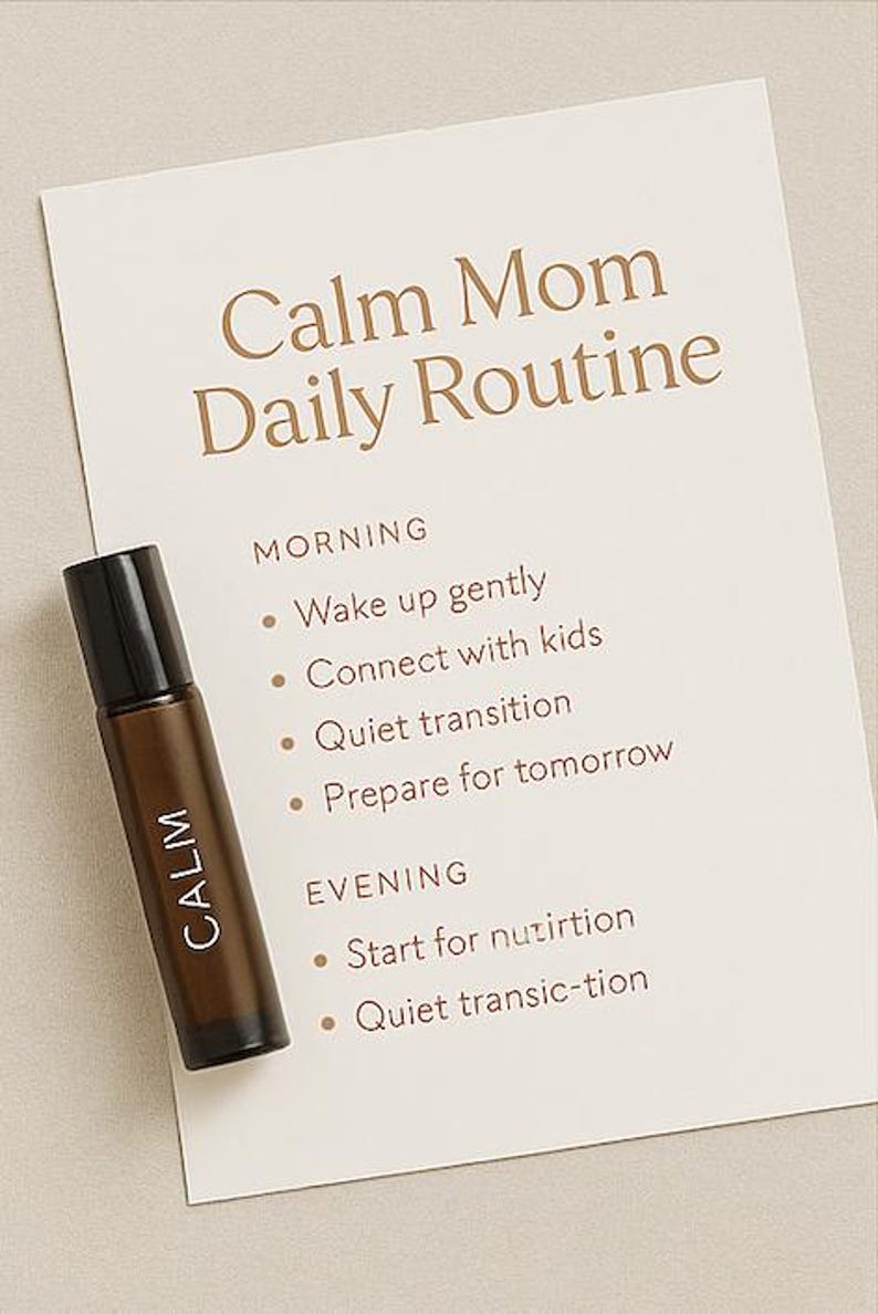Calm Mom Daily Routine Printable | Minimalist Schedule (PDF) - Etsy
