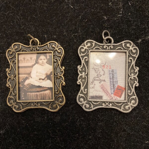 Picture Frame Pendant - Etsy