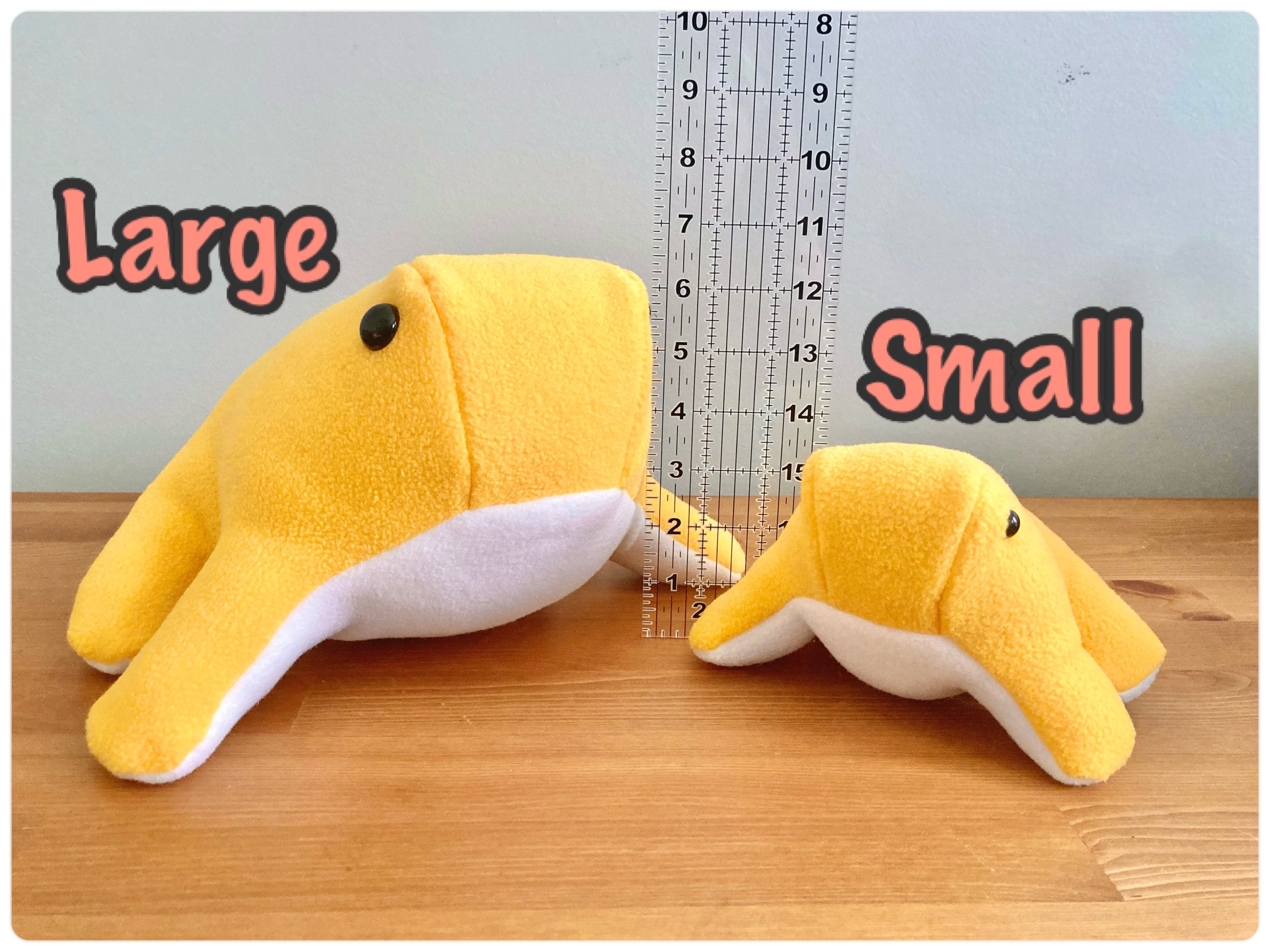 Golden Frog Plushie | Yellow | | Toad Plushie | - Etsy